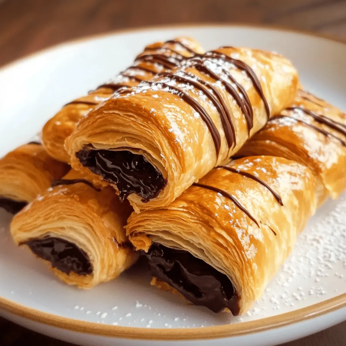 Irresistible Gooey Chocolate Puff Pastry: Easy Homemade Treat