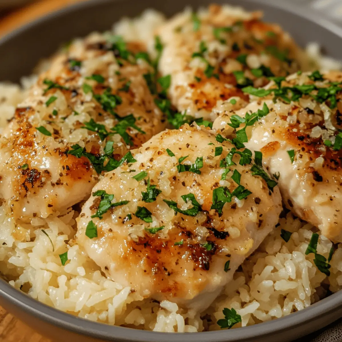 Ultimate Delicious Creamy Garlic Parmesan Chicken and Rice