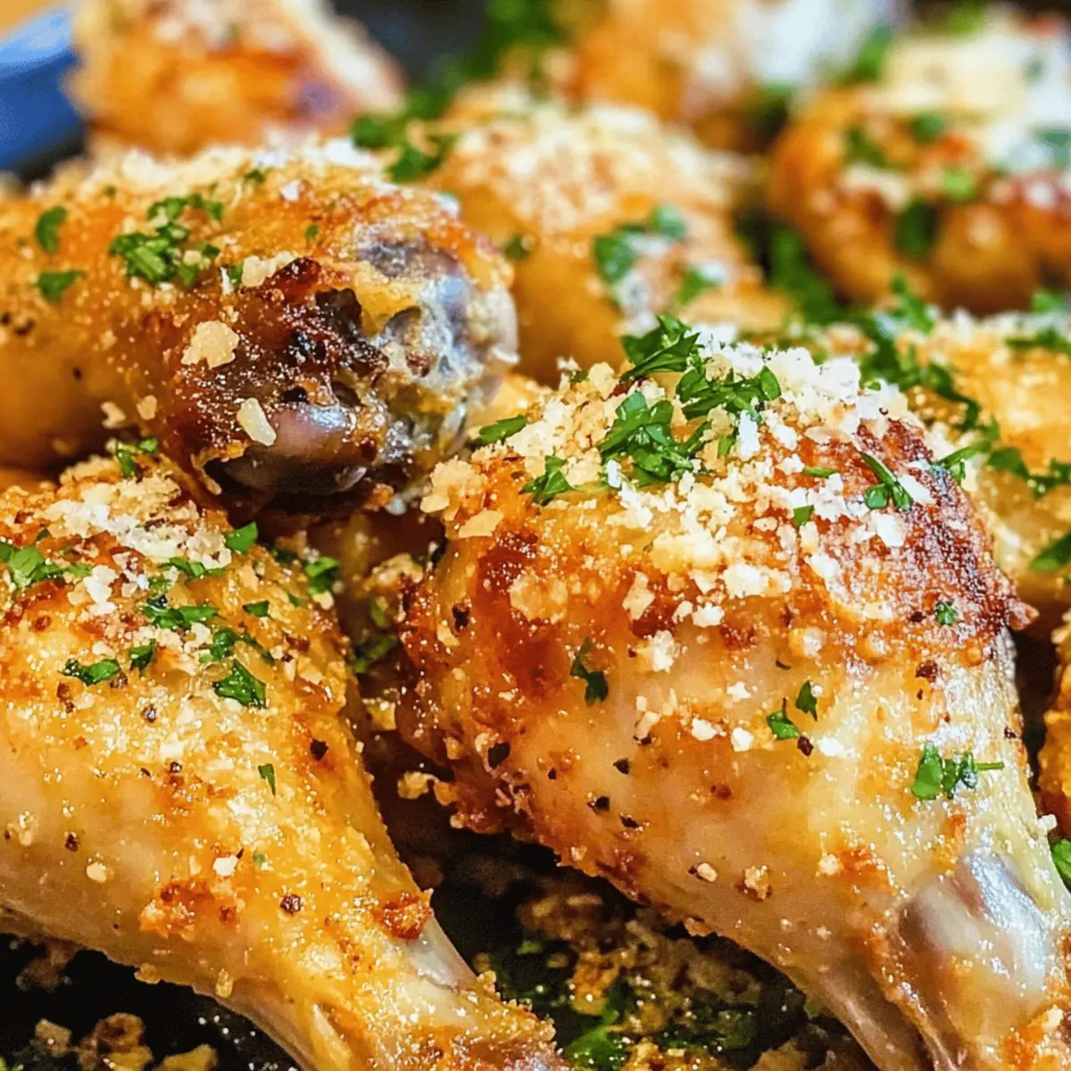 The Ultimate Delicious Crispy Garlic Parmesan Drumsticks