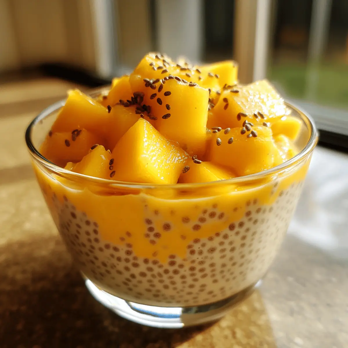 Easy Mango Coconut Chia Pudding – Delicious Creamy Treat