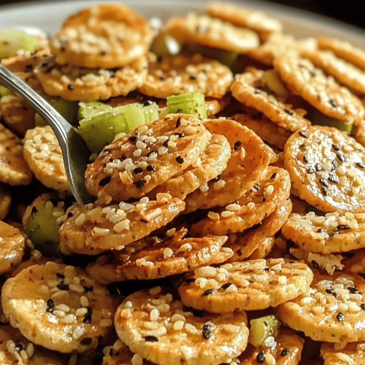 Delicious Sesame Rice Crackers: Ultimate Crispy Guilt-Free Snack