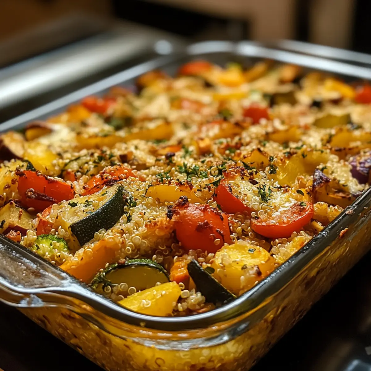 Ultimate Delicious Mediterranean Veggie Quinoa Bake