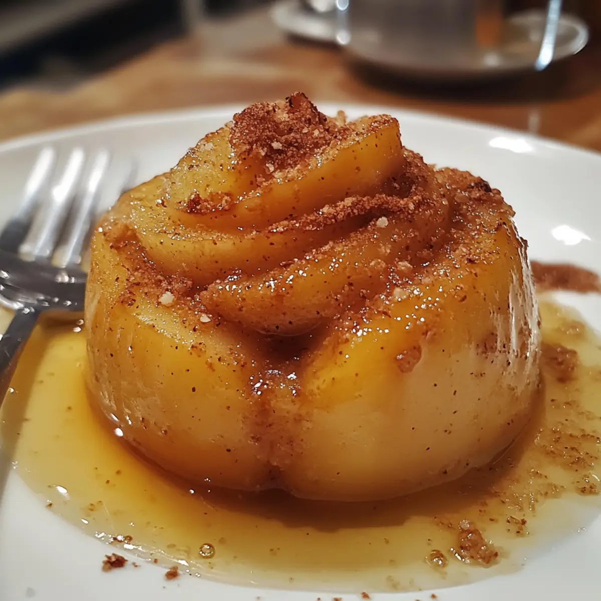 Easy Delicious Baked Apple Semolina Dessert with Luscious Twist