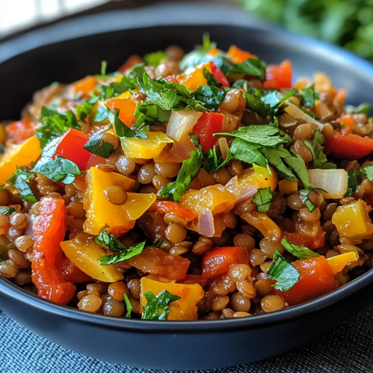 Easy Plant-Based Lentil Pepper Saute Recipe – Ultimate Delicious